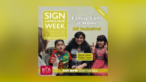 Sign Language Week – Day 7 – British Deaf Association