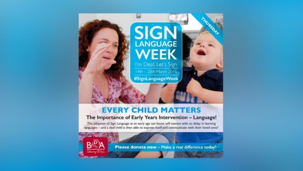 Sign Language Week – Day 4 – British Deaf Association