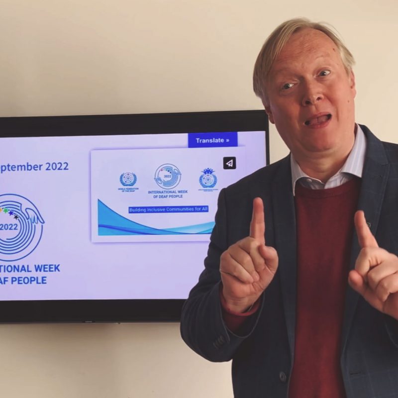 We Sign for Human Rights – British Deaf Association