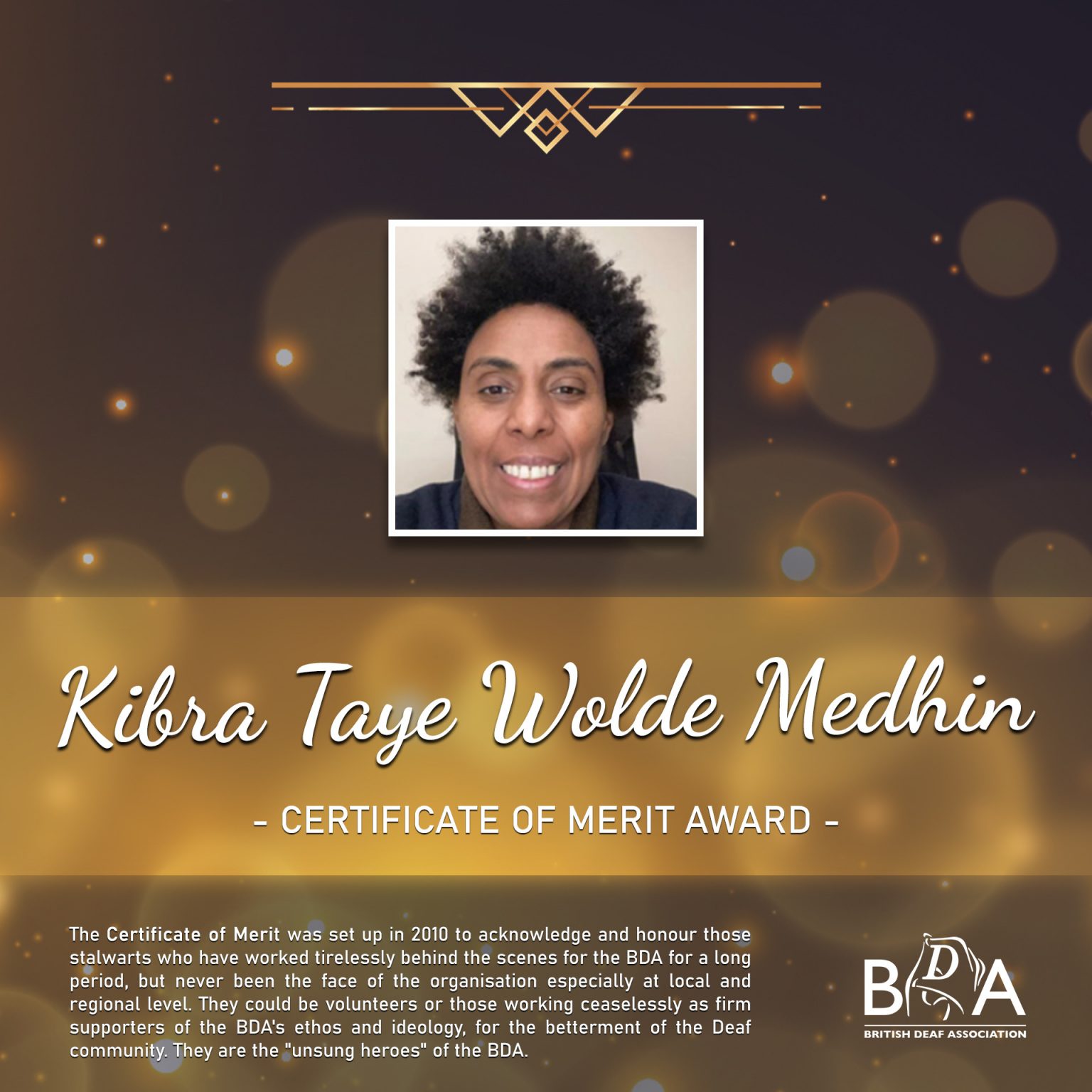 BDA Awards 2022 – British Deaf Association