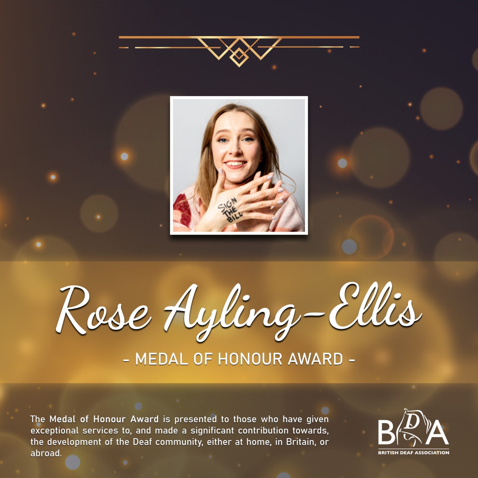 BDA Awards 2022 – British Deaf Association