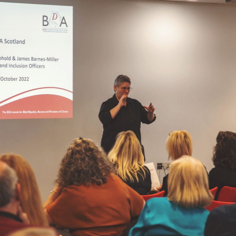 BSL Manifesto for Scotland’s Deaf People – British Deaf Association